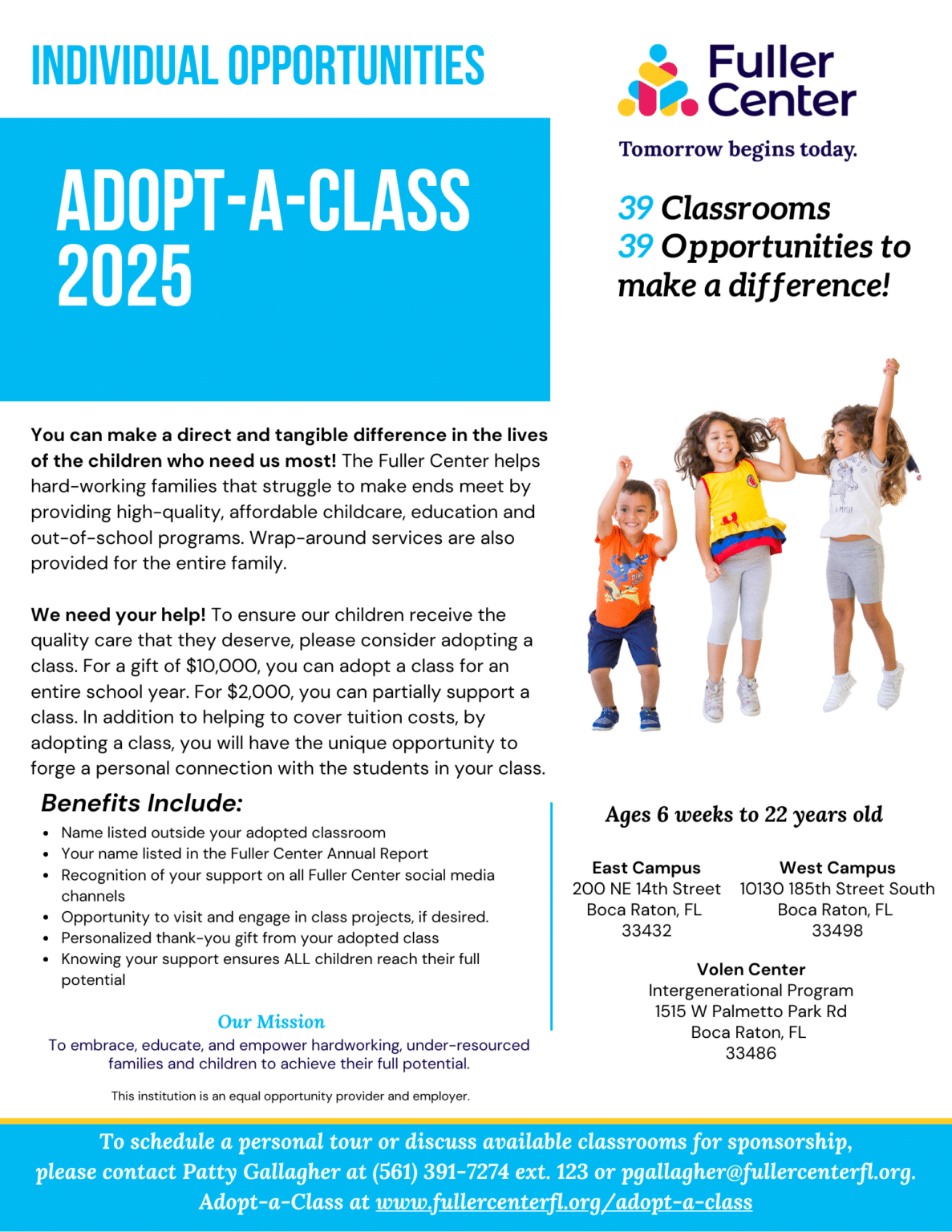 Adopt-a-Class Individual - Fuller Center